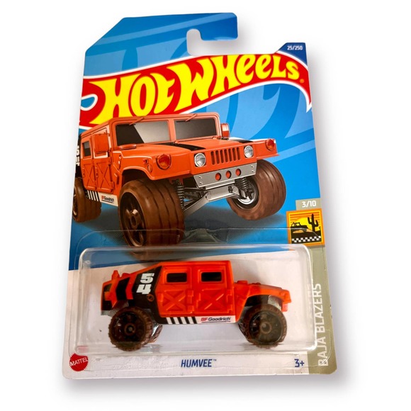 Hot Wheels | Toys | Hot Wheels Humvee Orangeblack 25 2525 2022 Baja ...